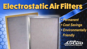 Electrostatic Air Filters - Air Care Cooling & Heating LLC